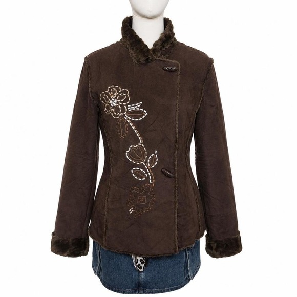 American Vintage | Jackets & Coats | Vintage Y2k Chadwicks Faux Suede ...